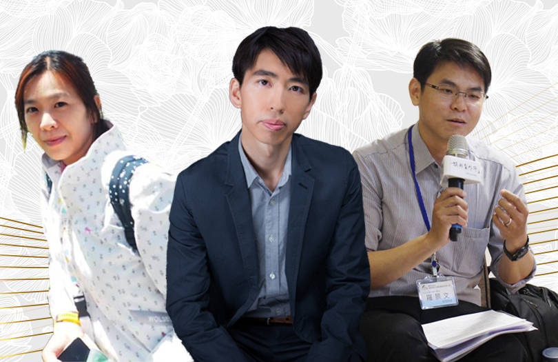 3 NSYSU young scholars, Zi-Xian Liao, Hsu-Sheng Hsieh, and Ching-Wen ...