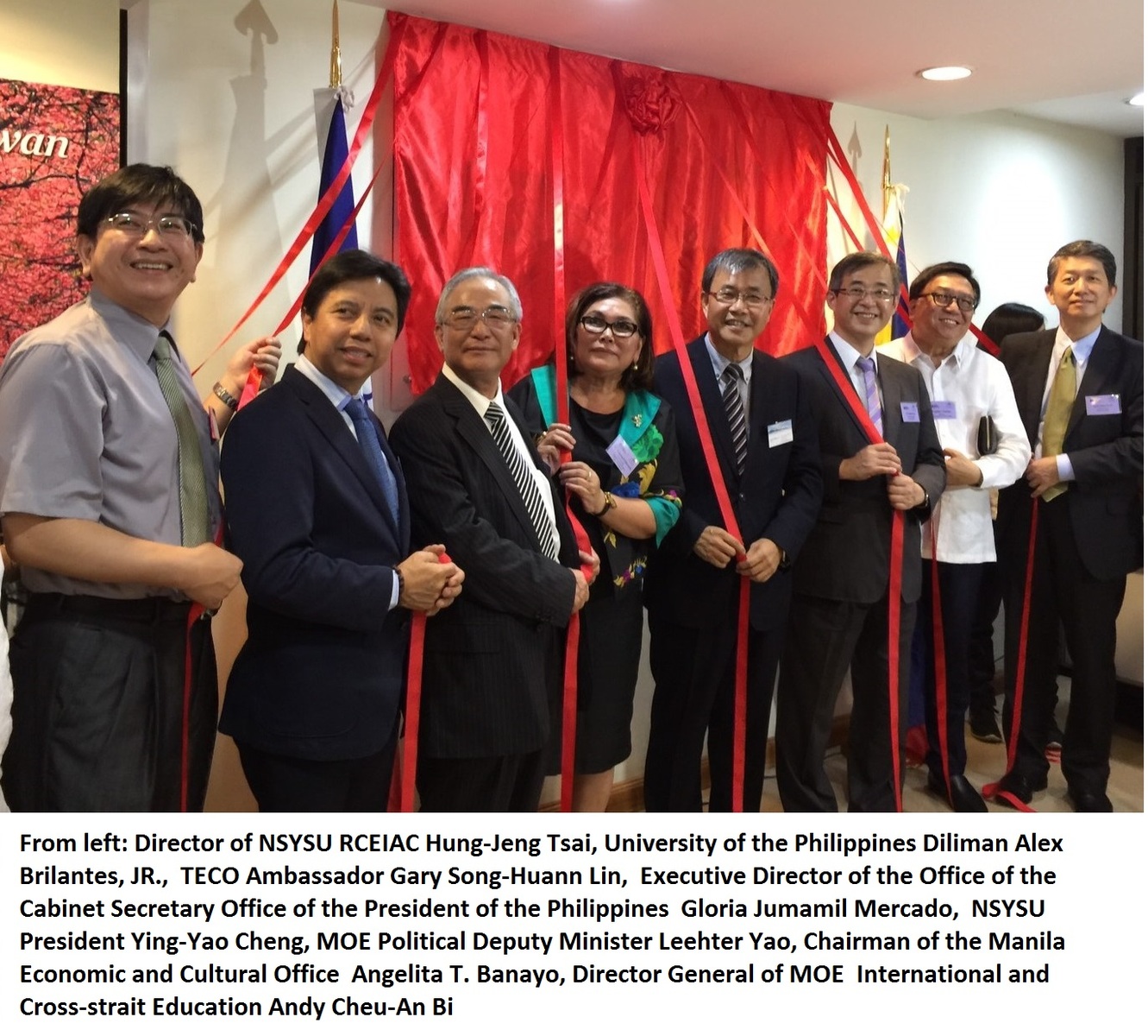 Celebrating Grand Opening of Joint Office in the Philippines, NSYSU to ...